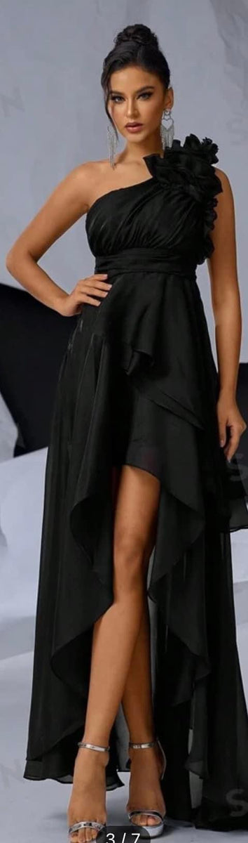 Ruffle Side Short Long – Vivi-Lu European Fashion Boutique Chicago